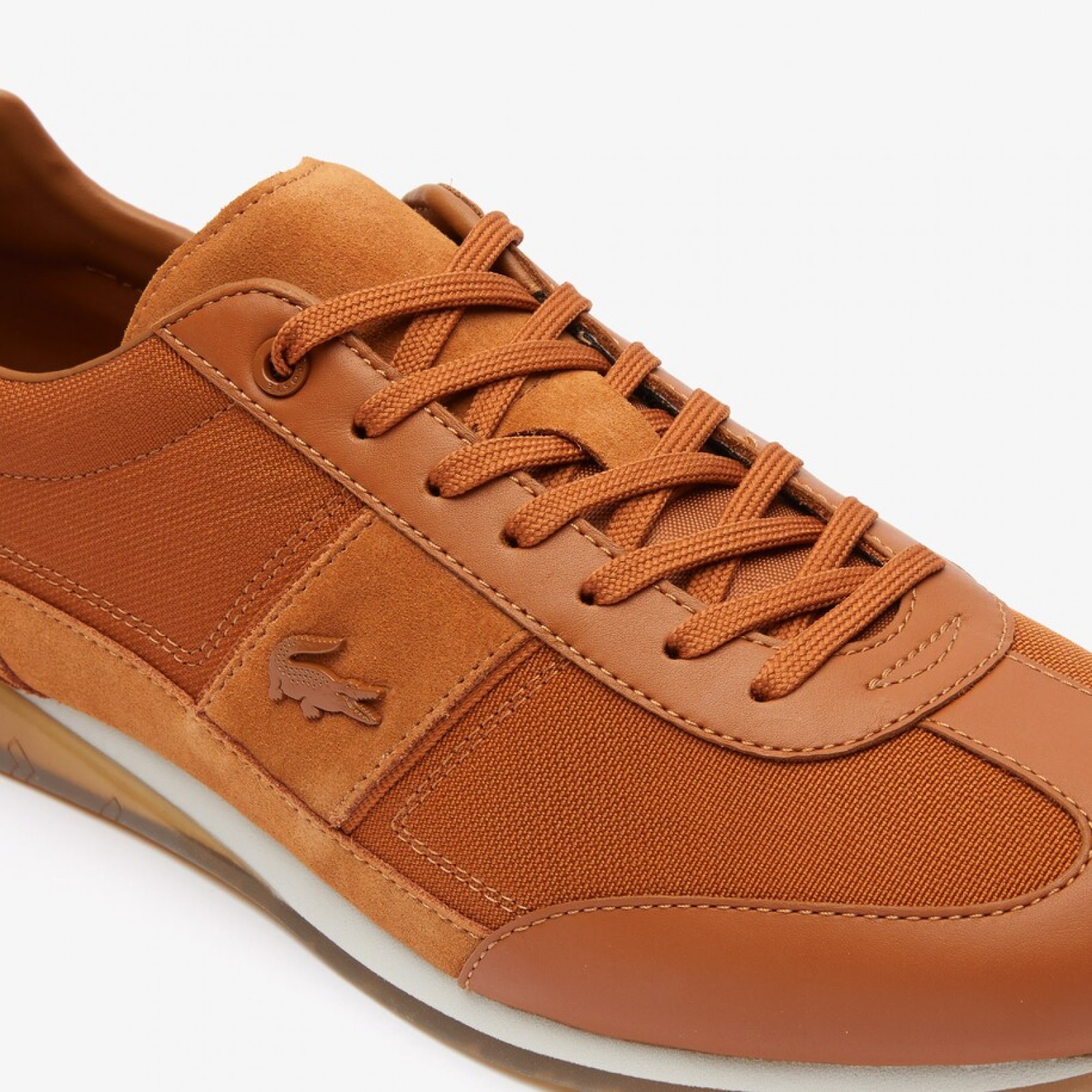 Giày Lacoste Angular Textile Popped Heel Nam - Nâu Chính Hãng | Myshoes.vn