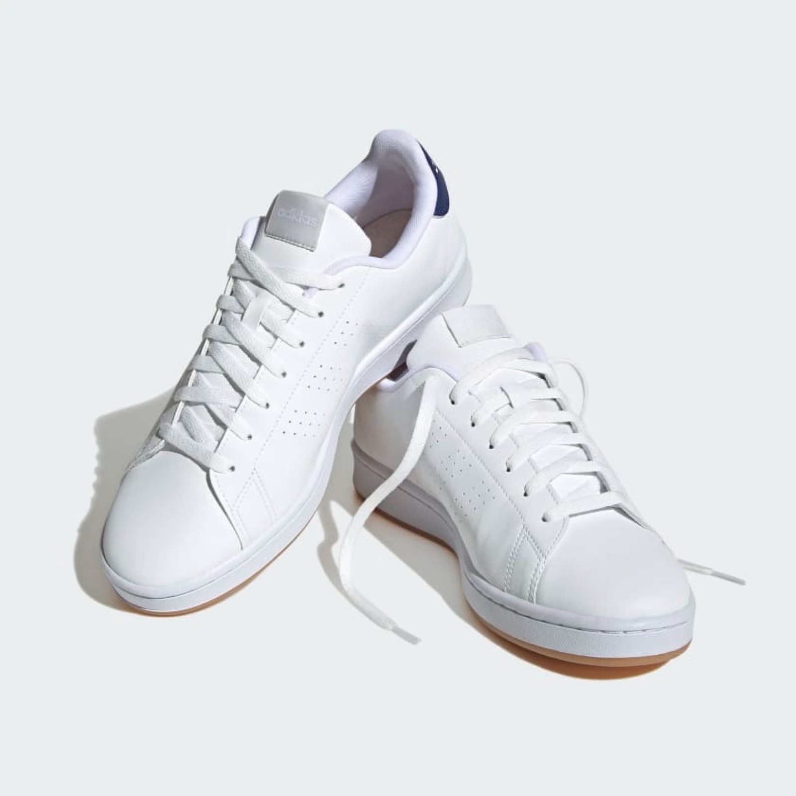 Giày adidas Advancourt Base Nam - Trắng Navy Chính Hãng | Myshoes.vn