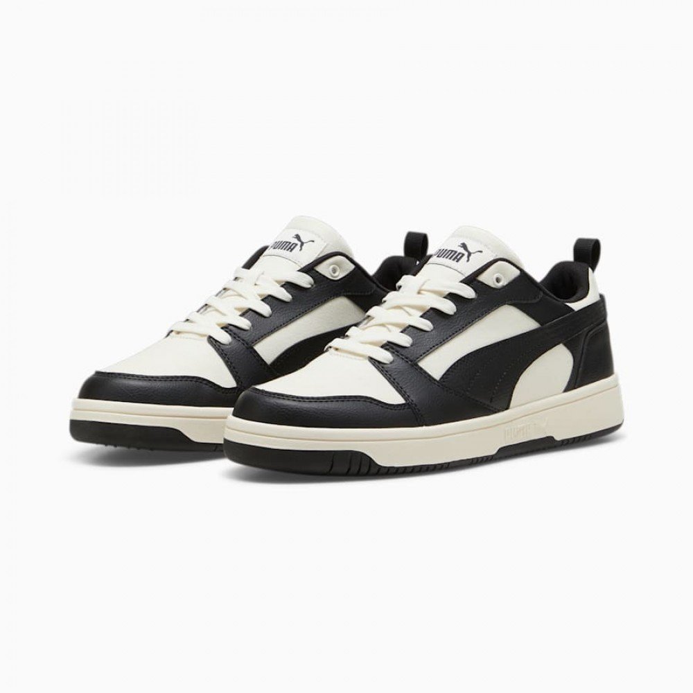 Giày Puma Rebound v6 Low Nam - Đen Trắng Chính Hãng | Myshoes.vn