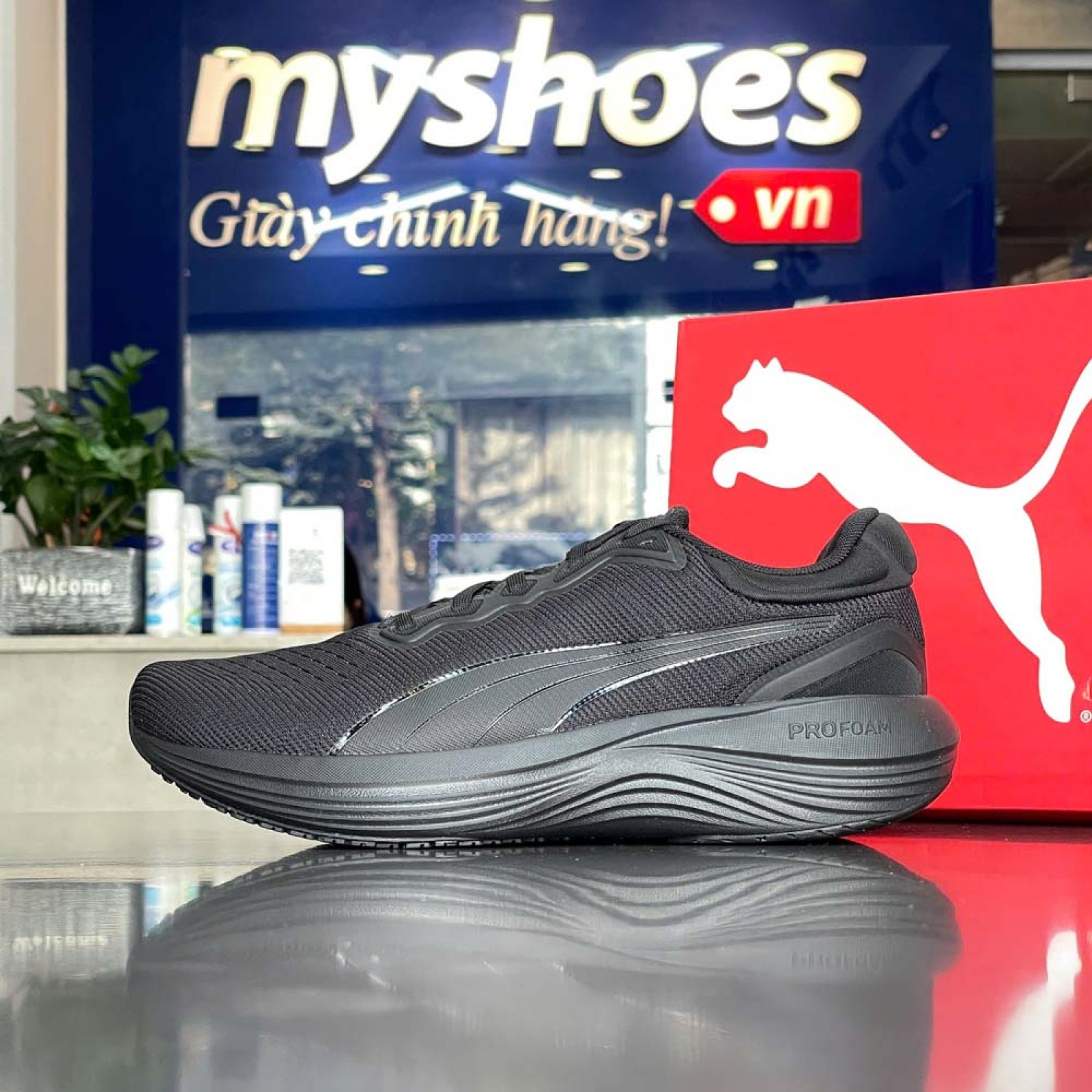 Giày Puma Scend Pro Engineered Nam - Đen Chính Hãng | Myshoes.vn