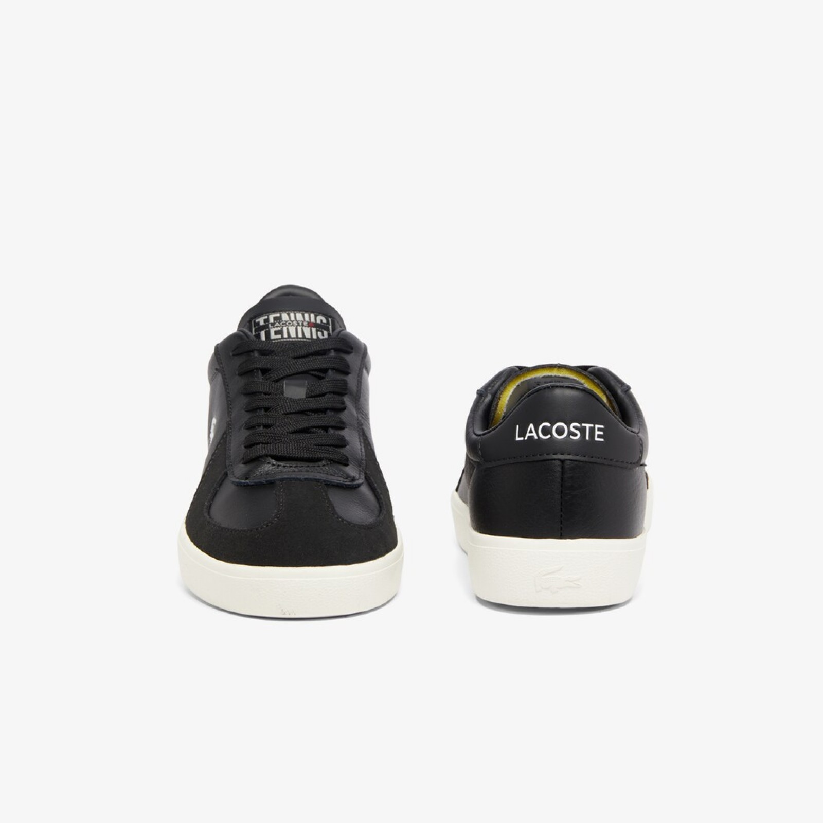 Giày Lacoste Baseshot Pro Leather Nam - Đen Trắng Chính Hãng | Myshoes.vn
