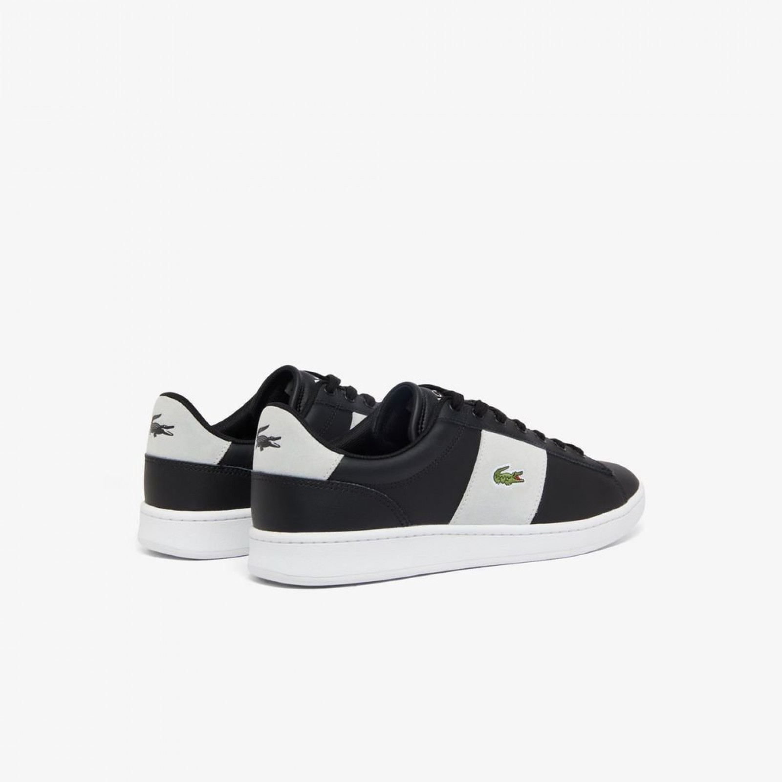 Giày Lacoste Carnaby Set CGR 125 Nam - Đen Trắng Chính Hãng | Myshoes.vn