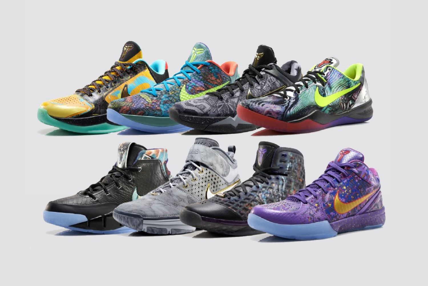 Trong sự nghiệp của mình Kobe Bryant đã trưng dụng những mẫu giày nào ...